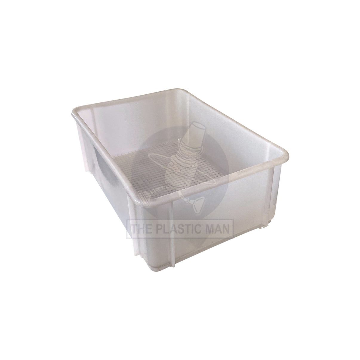 Stacking Tote Vented Base 36L - IH073 – The Plastic Man